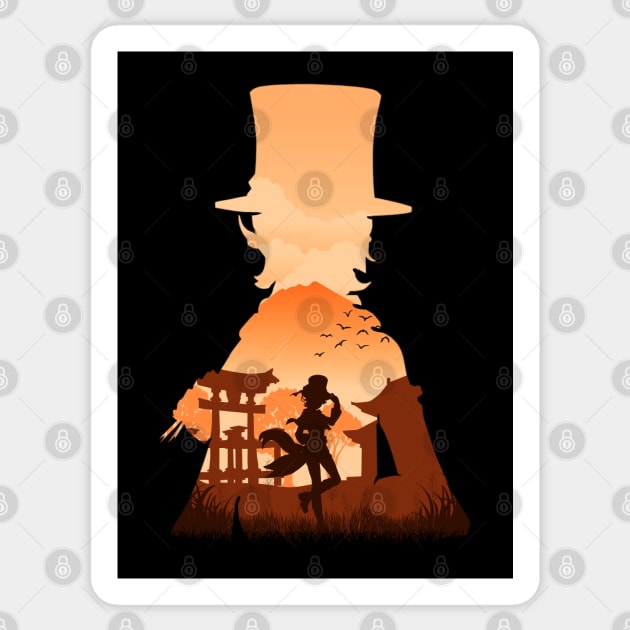 Genshin Impact Lyney Genshin Impact Lyney Sticker Teepublic